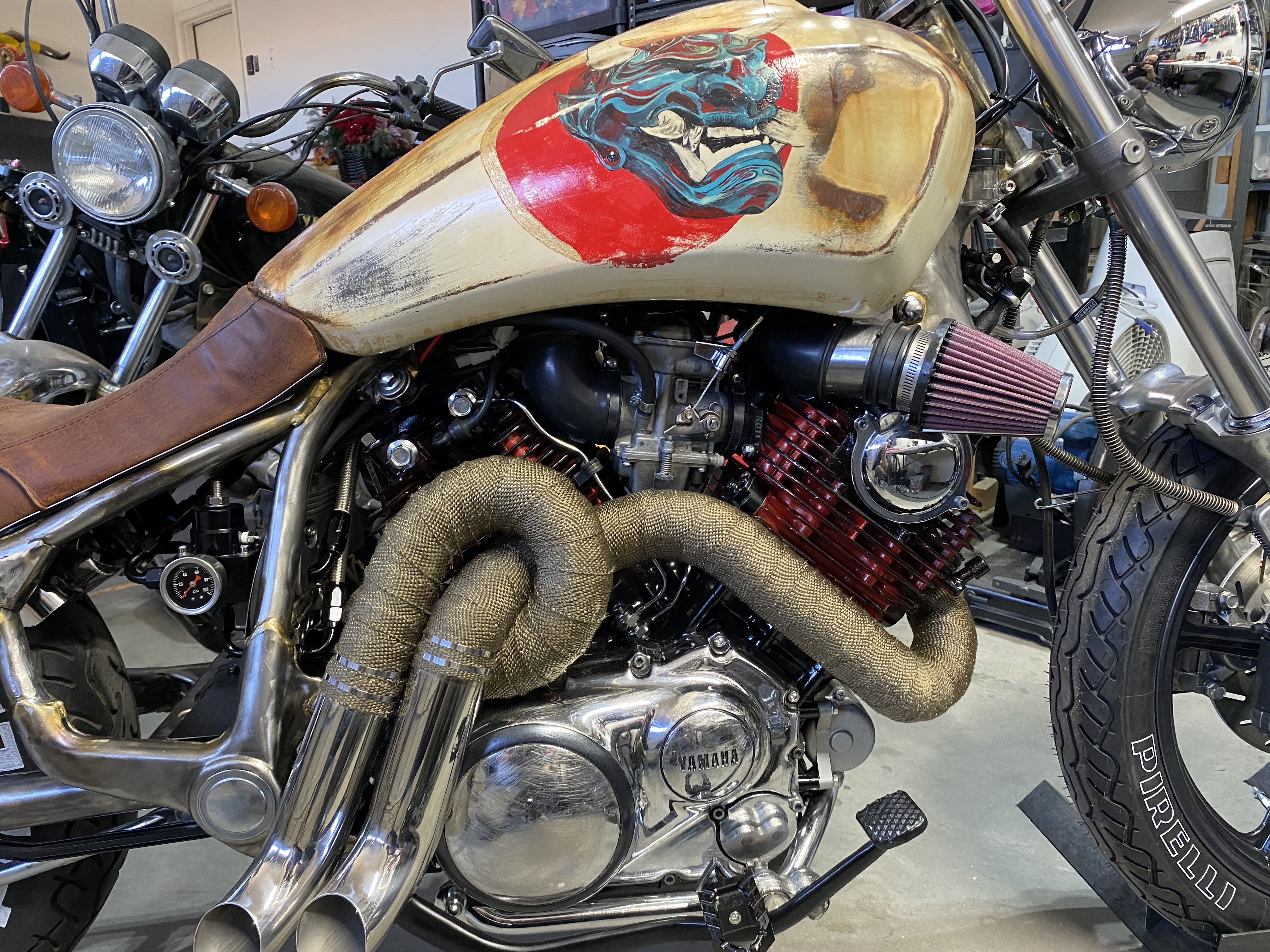 94’ XV750 Bobber “Akuma” | Paul’s Bikes